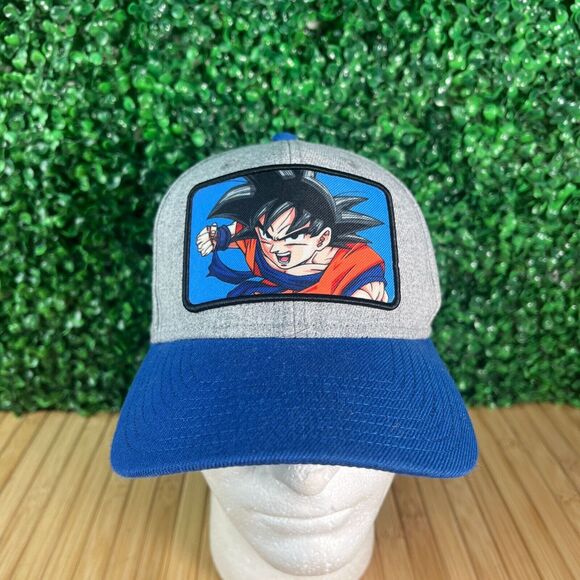 Funimation | Accessories | Dragon Ball Z Goku Patch Brim Snapback Cap ...
